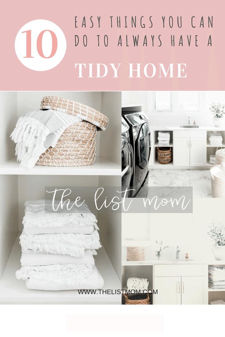 10 Things Tidy People Always Do