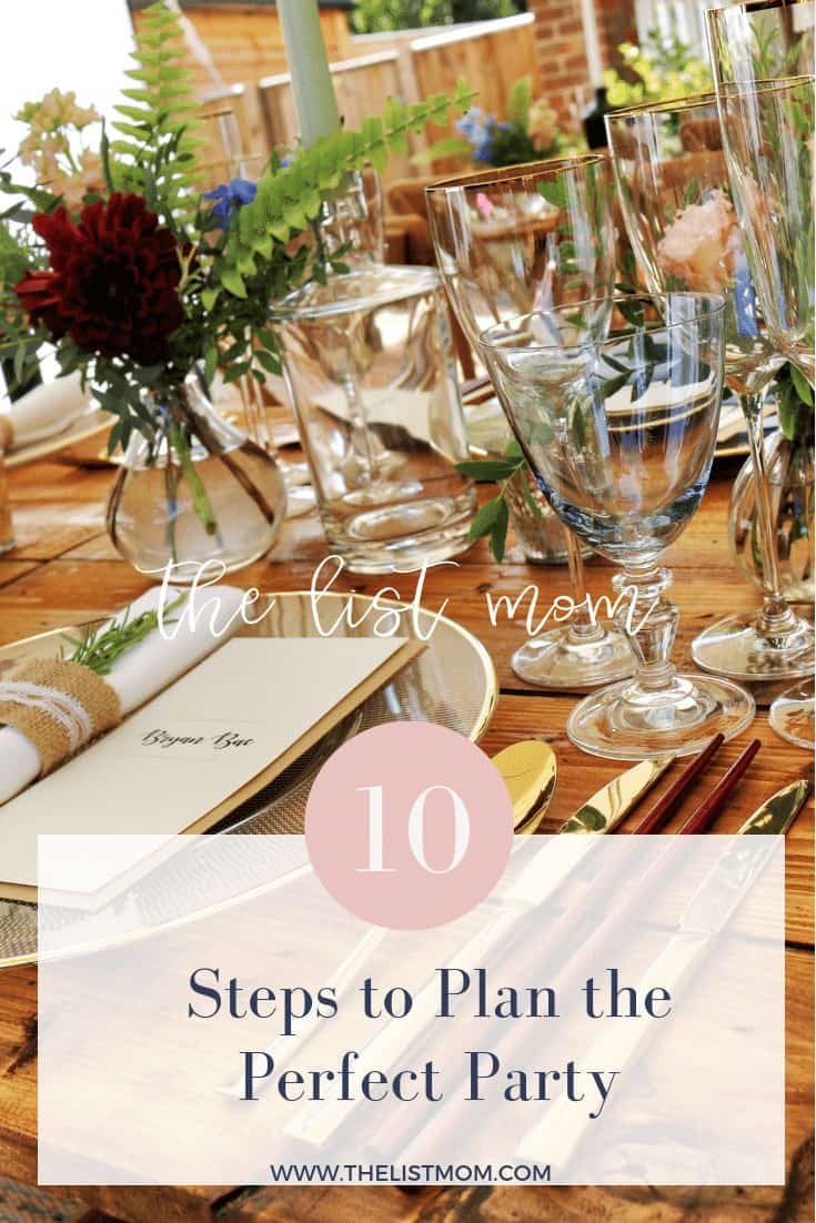 10 Steps to Planning the Perfect Party