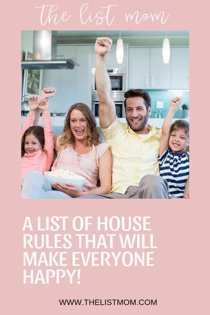 A List of House Rules For Kids That Everyone Should Have in Their Home