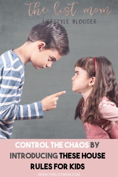 A List of House Rules For Kids That Everyone Should Have in Their Home