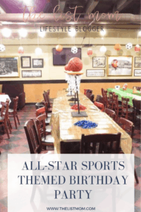 All Star Sports Themed Party