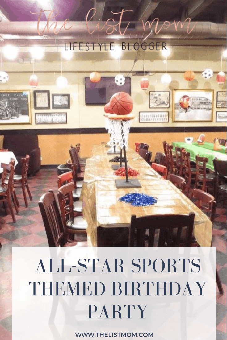 All Star Sports Themed Party