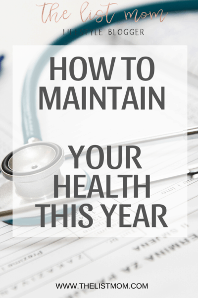 12 Things You Can This Year To Maintain Your Health